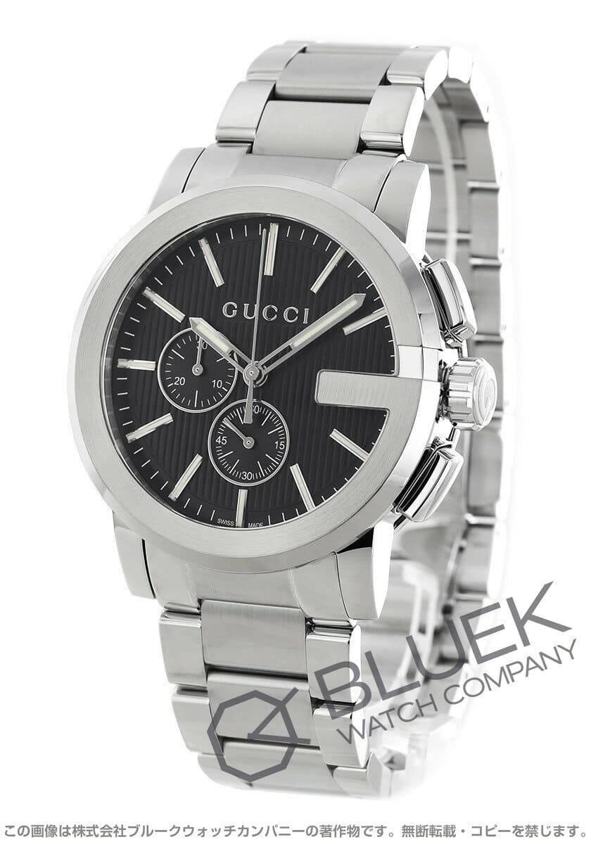 [New]Gucci G Kurono Chronograph mens YA101204 - BE FORWARD Store