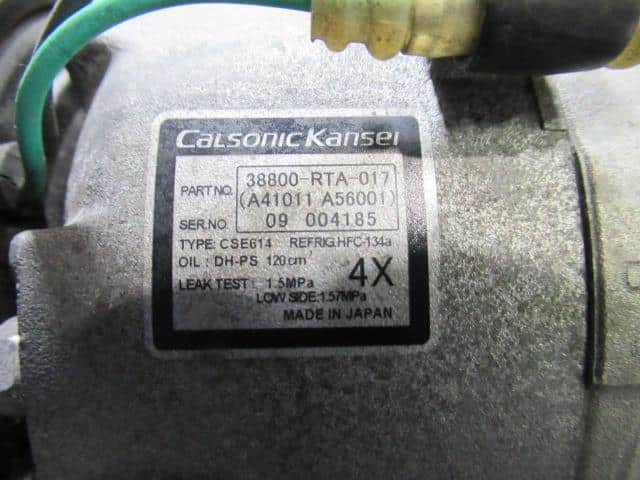 [Used]A/C Compressor HONDA Step Wagon 2009 DBA-RG1 38810RTA007 - BE ...