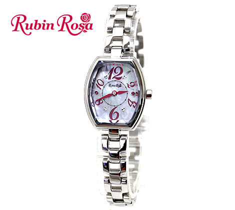 [New]Rubin Rosa Rubin Rosa R018SOLSPK Lady's solar Silver X light pink ...