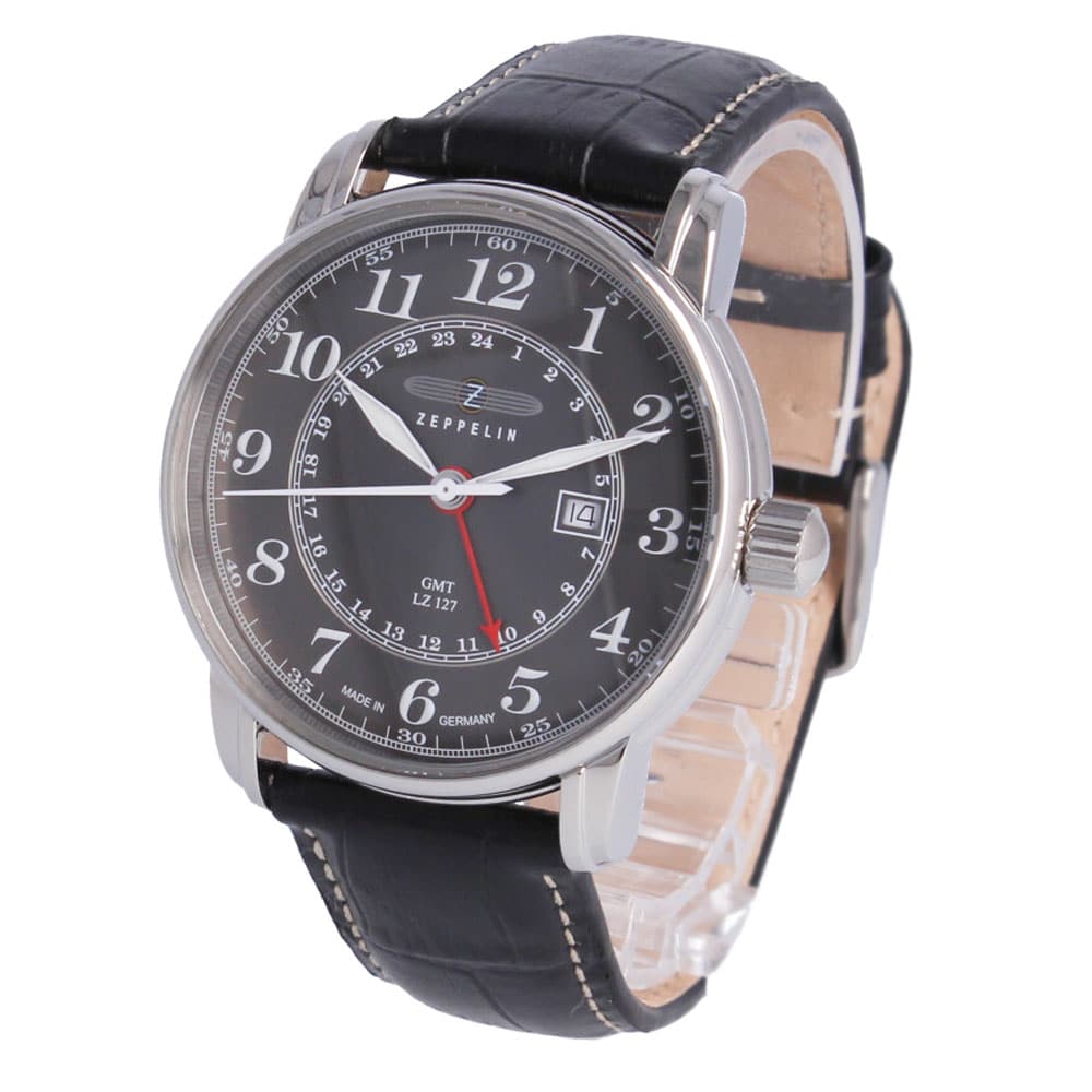 [New]ZEPPELIN Zeppelin LZ127 Graf LZ127 Graf clock mens quartz GMT ...