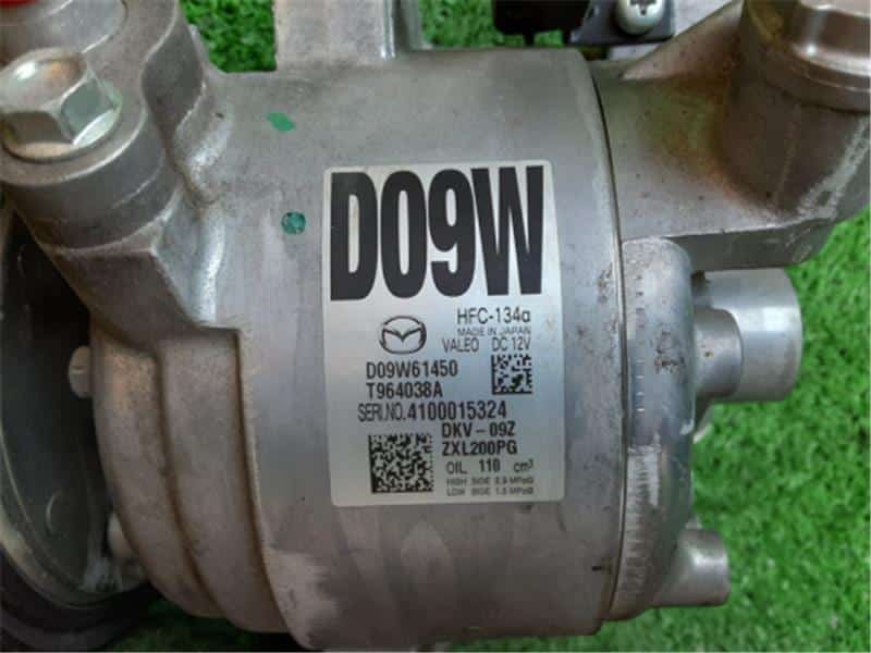 [Used]A/C Compressor MAZDA Demio 2014 DBA-DJ3FS D09W61450 - BE FORWARD ...
