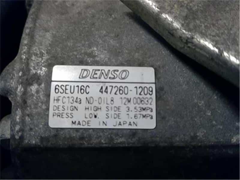 [Used]A/C Compressor TOYOTA Mark X Zio 2010 DBA-ANA10 8831033250 - BE ...