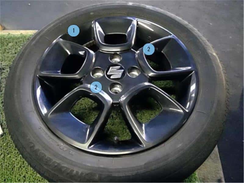 [Used]Tire&Wheel Assembly SUZUKI Ignis 2016 DAA-FF21S 4321062R60QC8 ...