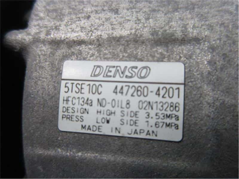 [Used]A/C Compressor TOYOTA Vitz 2011 DBA-NSP130 8831052730 - BE ...