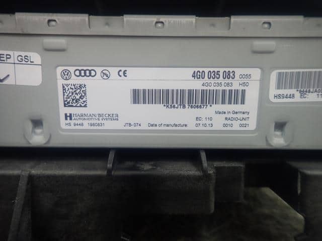 [Used]Audi A4 8KCDN Navigation System 4G0035083/8R0919604A - BE FORWARD ...