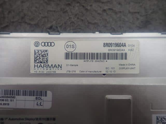 [Used]Audi A4 8KCDN Navigation System 4G0035083/8R0919604A - BE FORWARD ...
