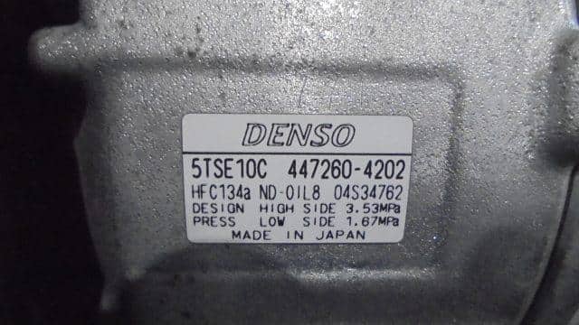[Used]A/C Compressor TOYOTA Vitz 2015 DBA-NSP130 8832052450 8841052310 ...
