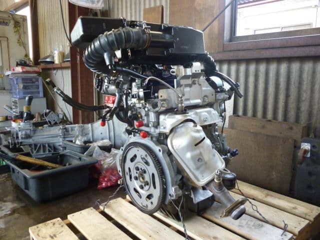 [Used]3B20 Engine MITSUBISHI Ek space 2014 DBA-B11A - BE FORWARD Auto Parts