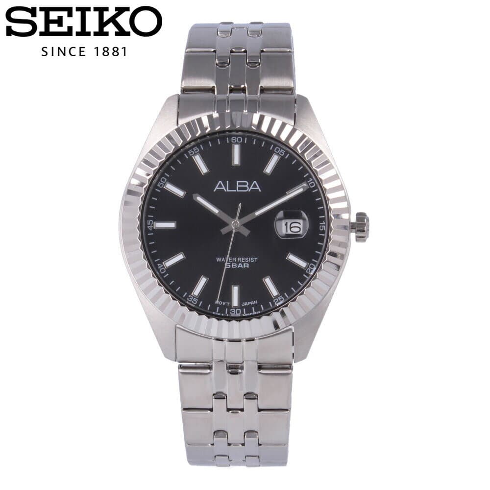 [New]SEIKO SEIKO ALBA Aruba clock mens waterproofing quartz metal ...