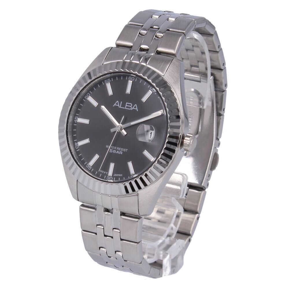 [New]SEIKO SEIKO ALBA Aruba clock mens waterproofing quartz metal ...