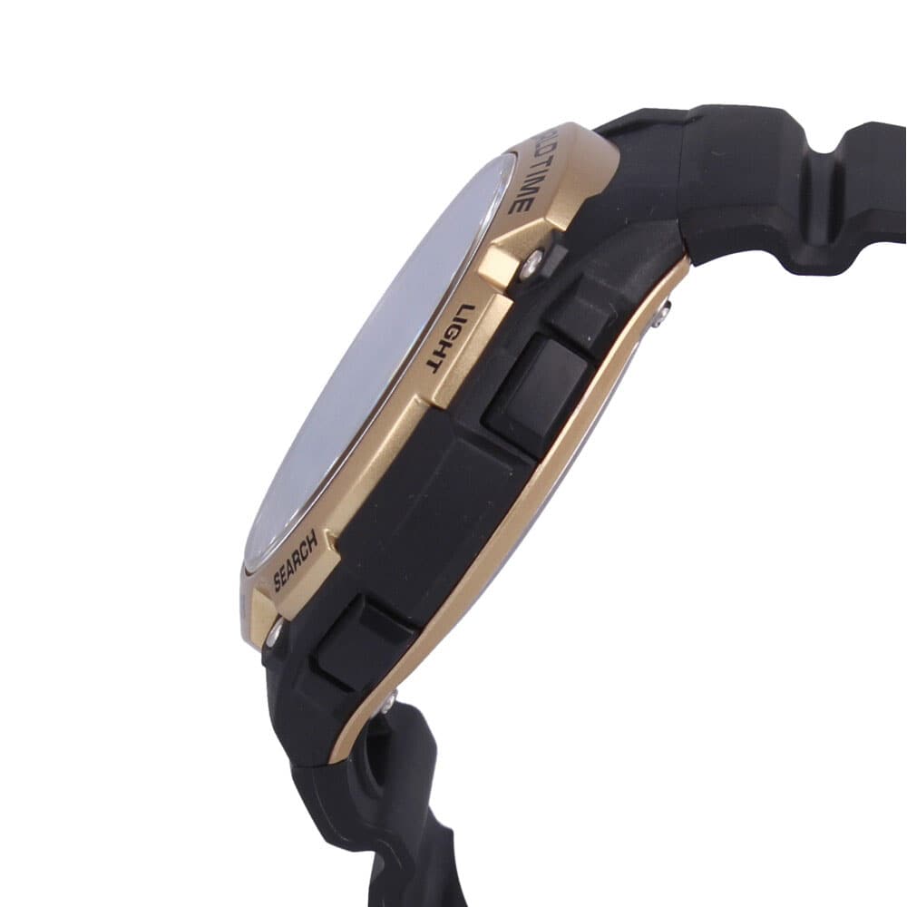 [New]CASIO Casio Casio standard clock mens quartz digital Black Gold AE ...