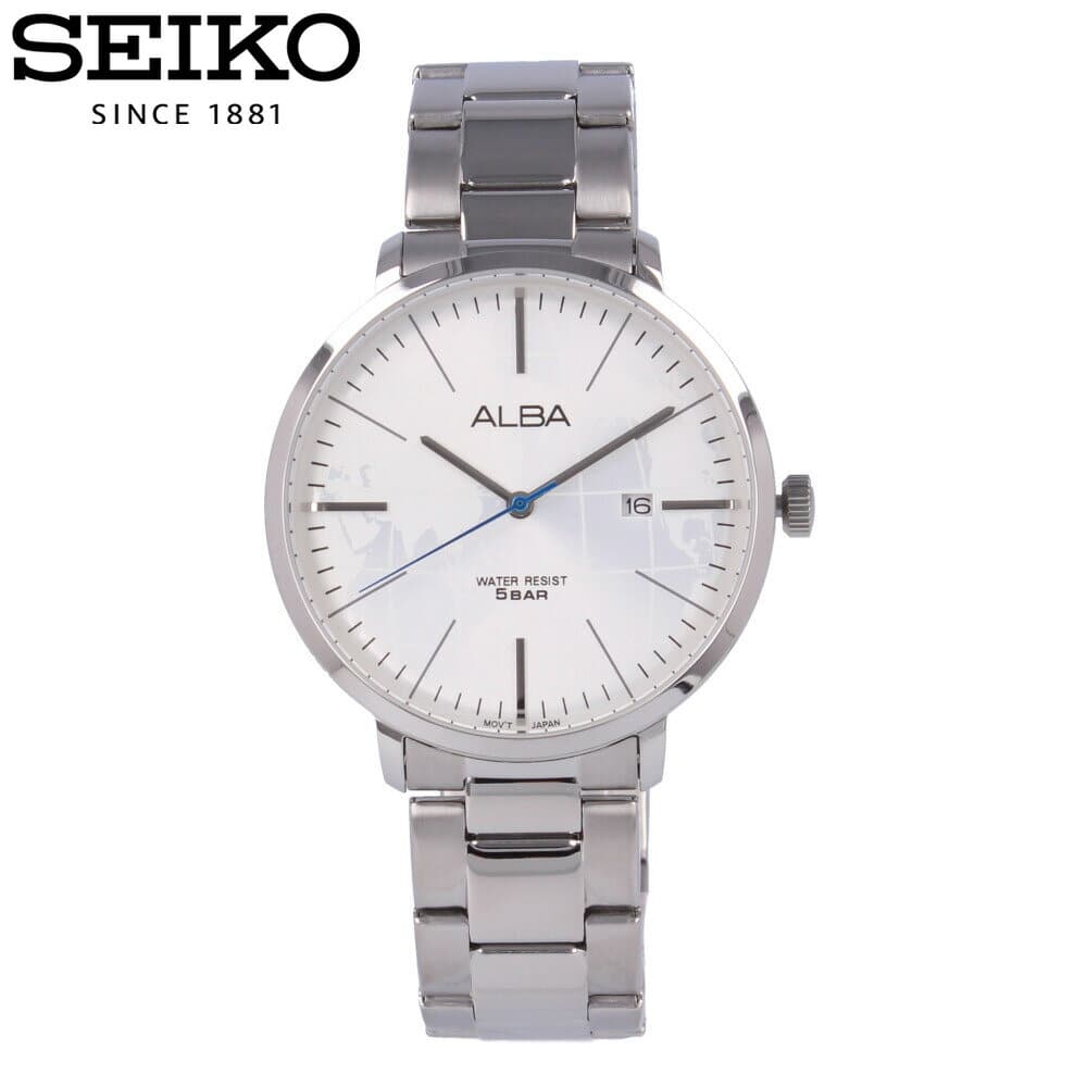[New]SEIKO SEIKO ALBA Aruba clock mens waterproofing quartz metal ...