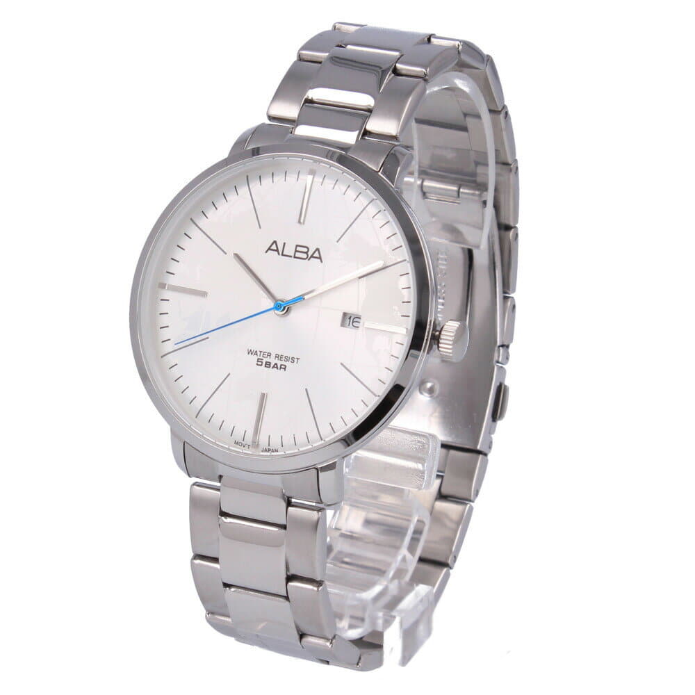 [New]SEIKO SEIKO ALBA Aruba clock mens waterproofing quartz metal ...