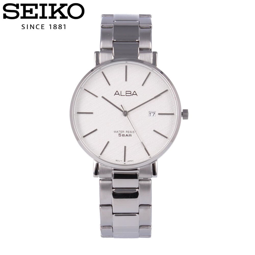 [New]SEIKO SEIKO ALBA Aruba clock mens waterproofing quartz metal ...