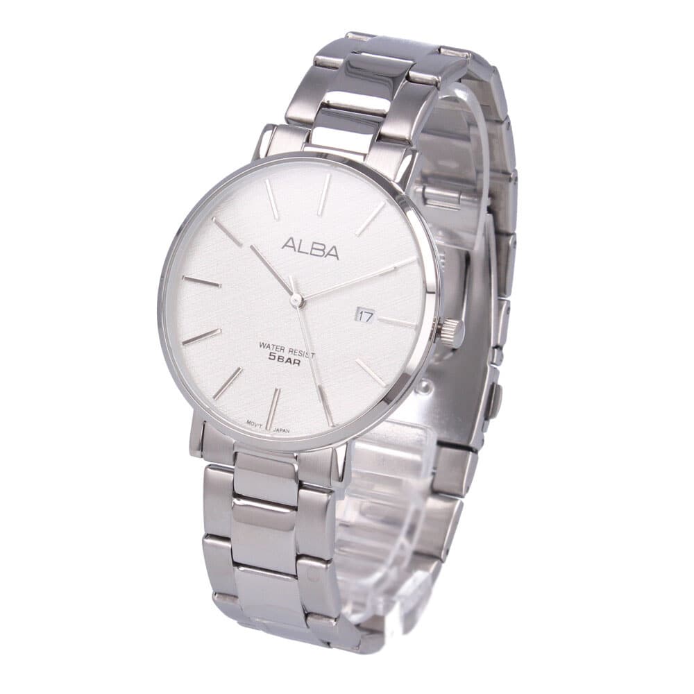 [New]SEIKO SEIKO ALBA Aruba clock mens waterproofing quartz metal ...