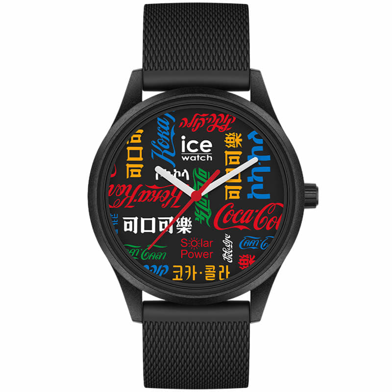 [New]ice ICE WATCH clock Coca-Cola collaboration Coca-cola unisex Black ...