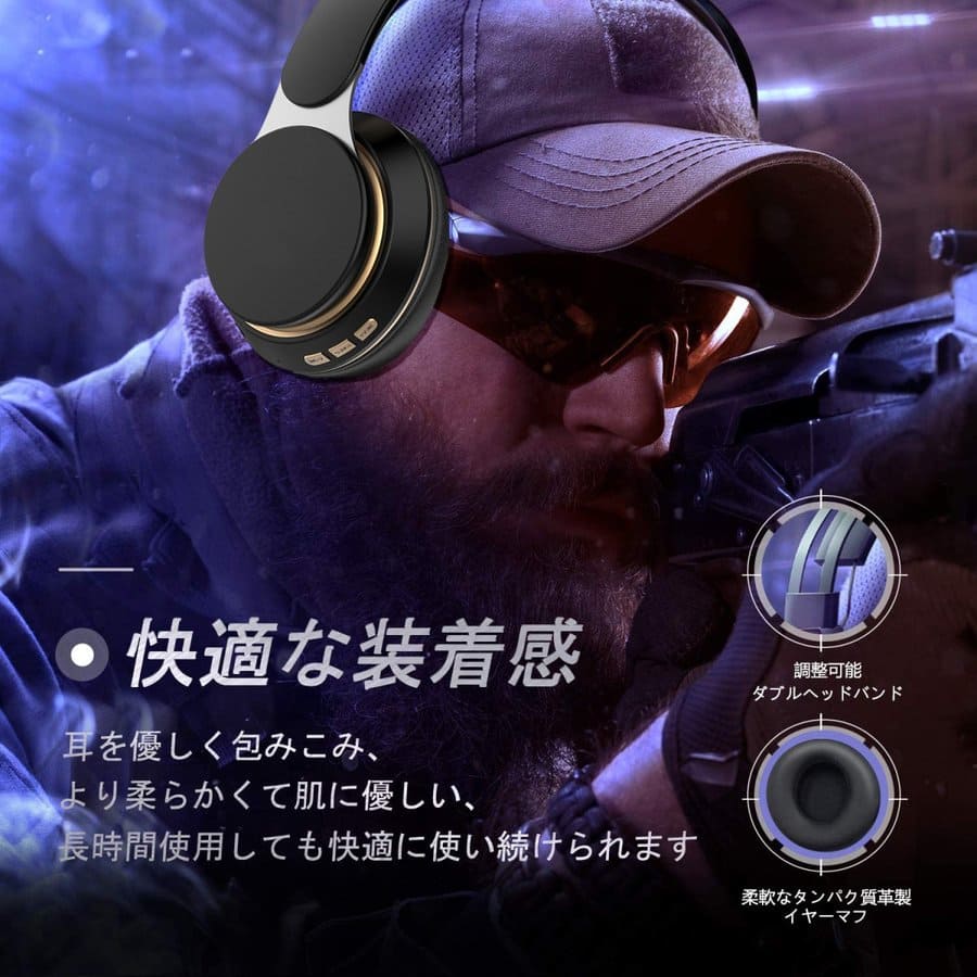 [New]It is Bluetooth5.0 for sealing type Bluetooth headphone mike ...