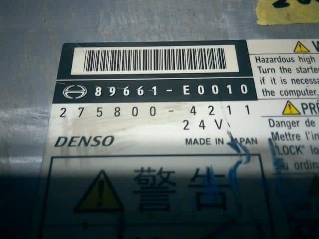 [Used]Hino large car BDG-FR1EXYG Engine Control Unit / ECU 89661-E0010 ...