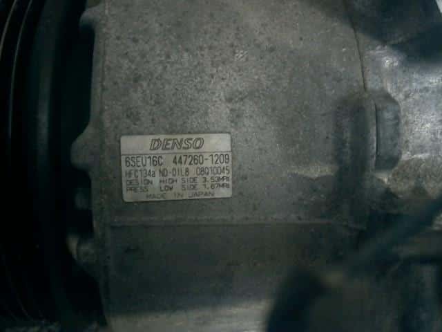 [Used]A/C Compressor TOYOTA Vanguard 2013 DBA-ACA33W 8831042270 - BE ...