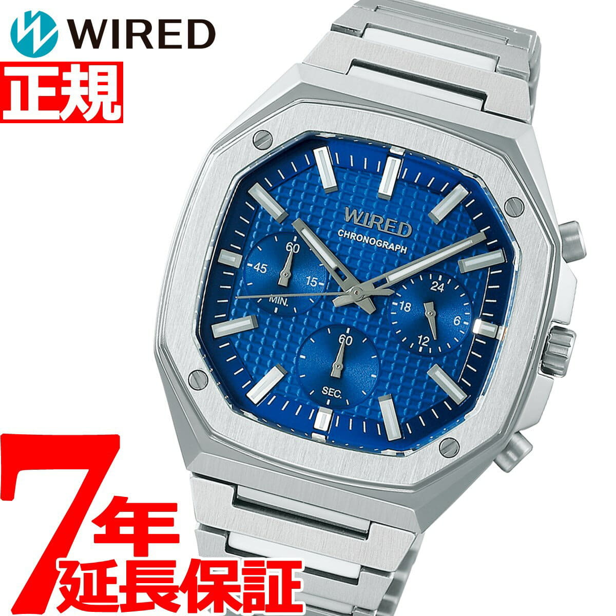 [New]0:00 ...! up to 37.5 times! It is SEIKO wired SEIKO WIRED mens Chronograph reflection ...