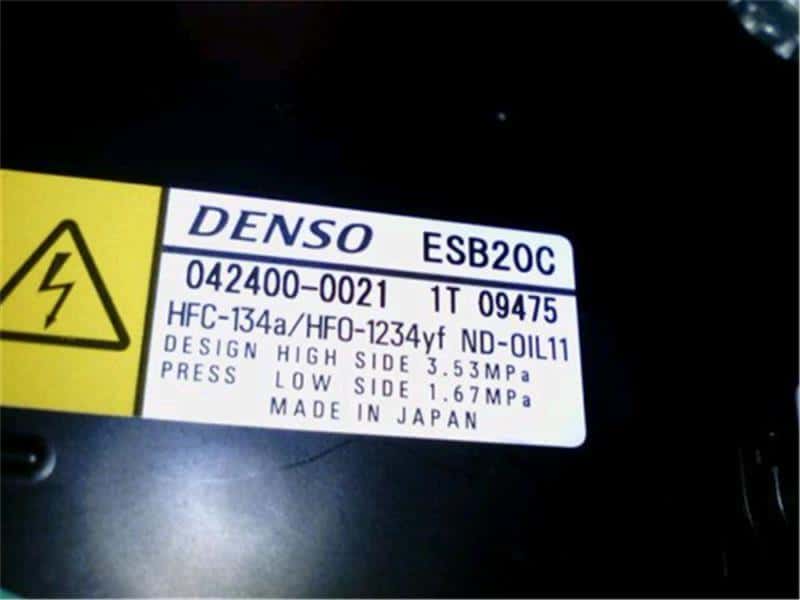[Used]A/C Compressor TOYOTA Prius 2016 DAA-ZVW55 8837047092 - BE ...