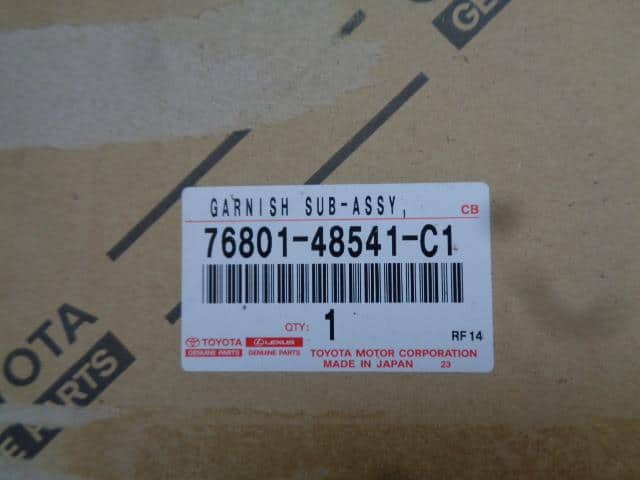 [Used]Harrier MXUA80 Rear Panel garnish finisher moulding 7680148541C1 ...