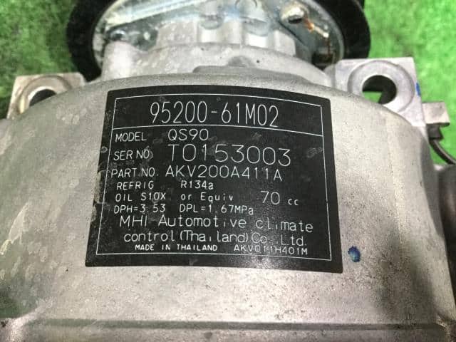 [Used]A/C Compressor SUZUKI SX4 2019 DBA-YA22S 9520061M02 - BE FORWARD ...