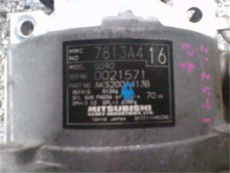 [Used]A/C Compressor MITSUBISHI Delica D5 2012 DBA-CV2W 7813B090 - BE ...
