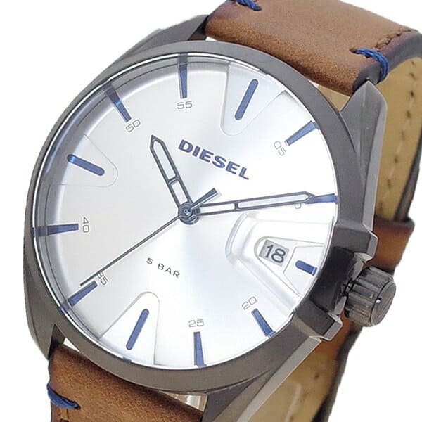 [New]Diesel DIESEL mens DZ1903 M S nine MS9 quartz Silver brown - BE ...