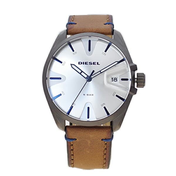 [New]Diesel DIESEL mens DZ1903 M S nine MS9 quartz Silver brown - BE ...