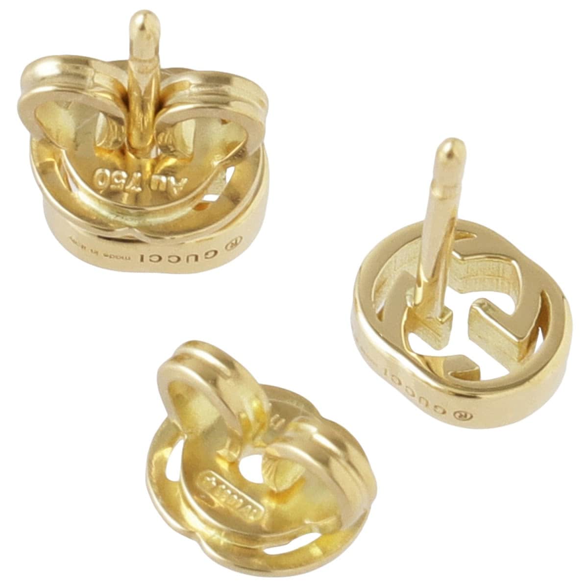 [New]Gucci GUCCI 662111-J8500-8000 interlocking grip G stud bolt ...