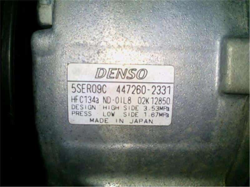 [Used]A/C Compressor TOYOTA Vitz 2008 DBA-KSP90 8831052592 - BE FORWARD ...
