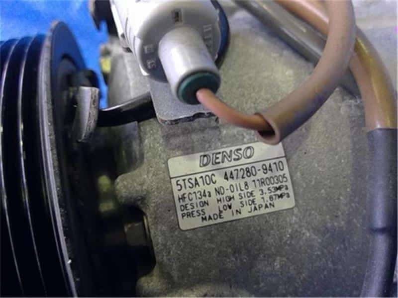 [Used]A/C Compressor TOYOTA Vitz 2014 DBA-KSP130 8832052450 - BE ...