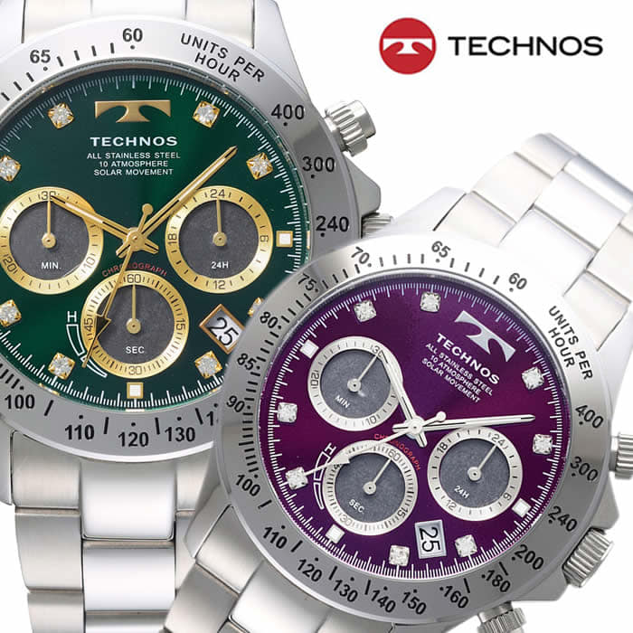 [New]Solar Chronograph battery exchange unnecessary 10 bar water ...