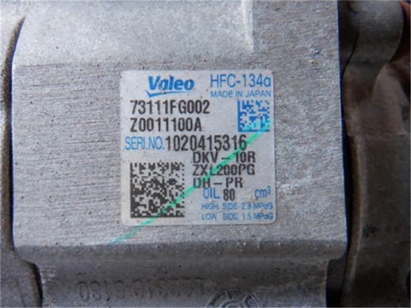 [Used]A/C Compressor SUBARU Exiga 2011 DBA-YA5 73111FG002 - BE FORWARD ...