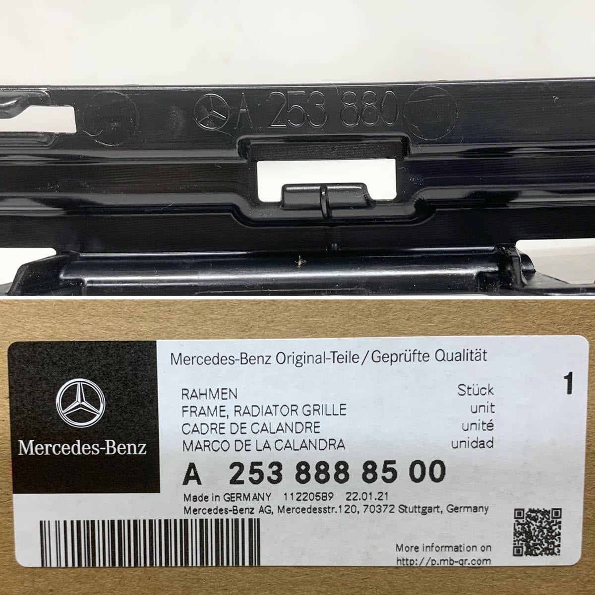 [Used]★ ★ Benz GLS class X253 Genuine Radiator Grille A253880 ...