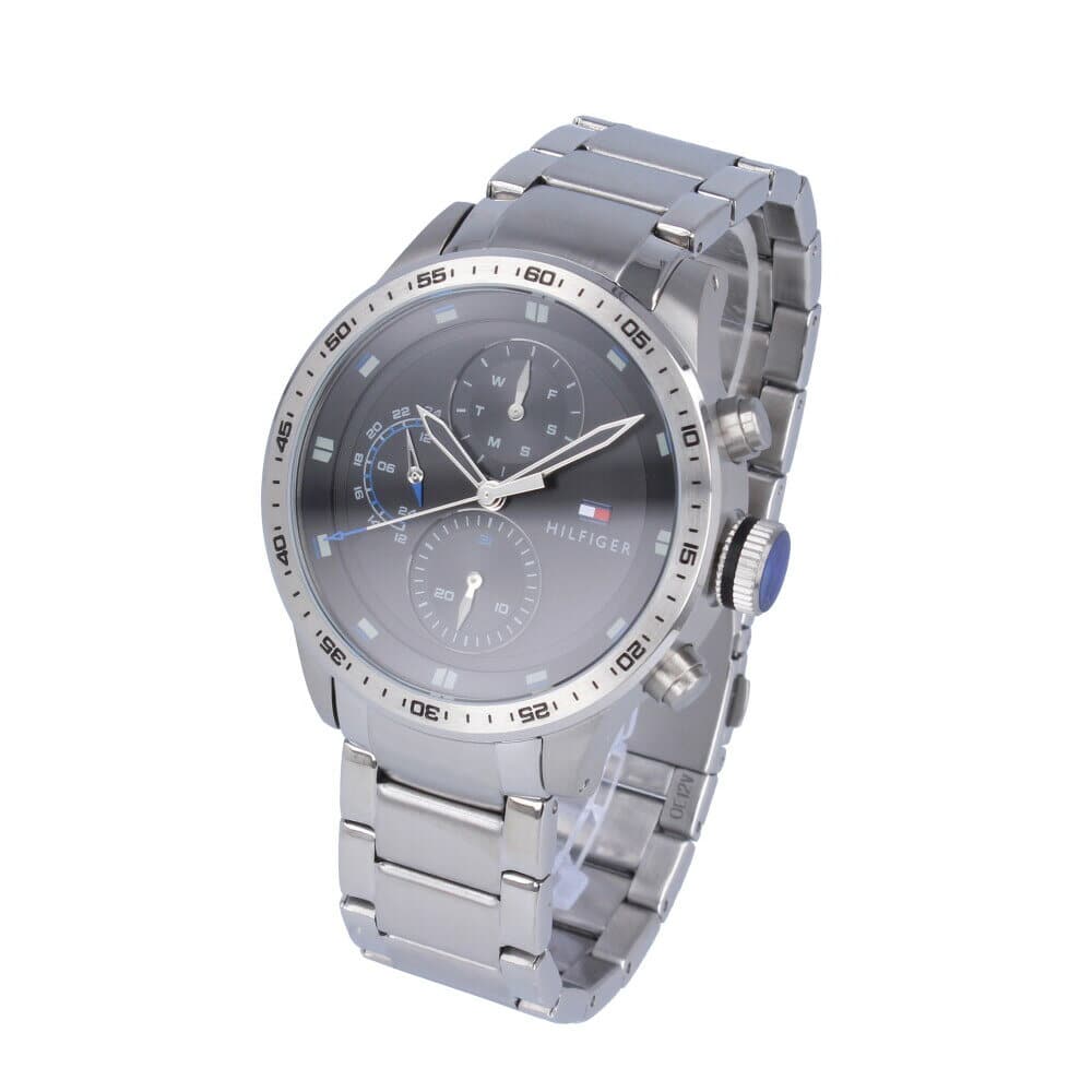 [New]TOMMY HILFIGER tomihirufiga clock mens quartz analog Stainless ...