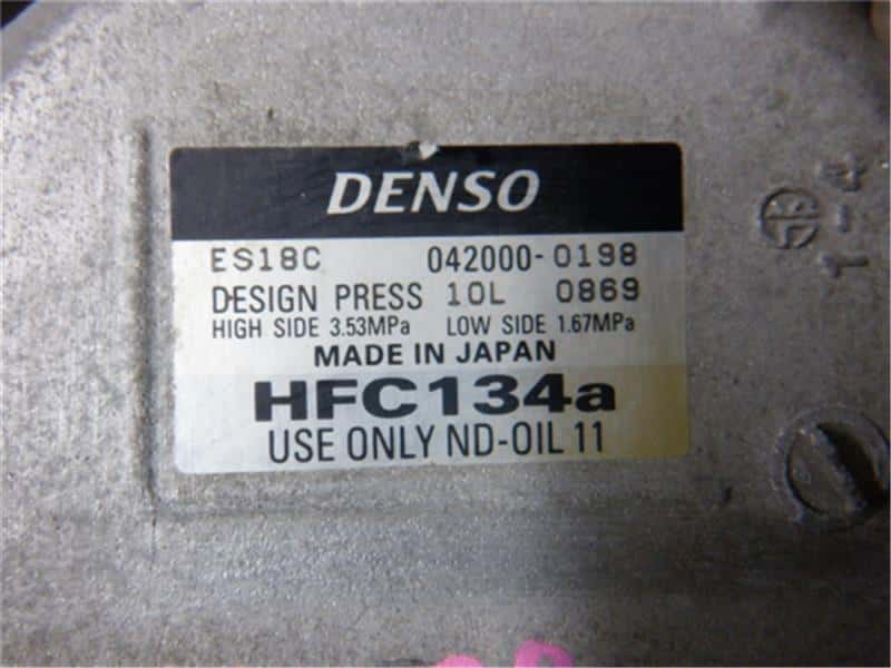 [Used]A/C Compressor TOYOTA Prius 2009 DAA-NHW20 8837047010 - BE ...