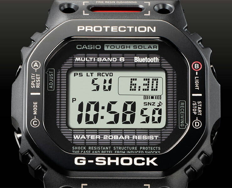 [New]G-SHOCK Origin full metal titanium virtual world Black GMW ...