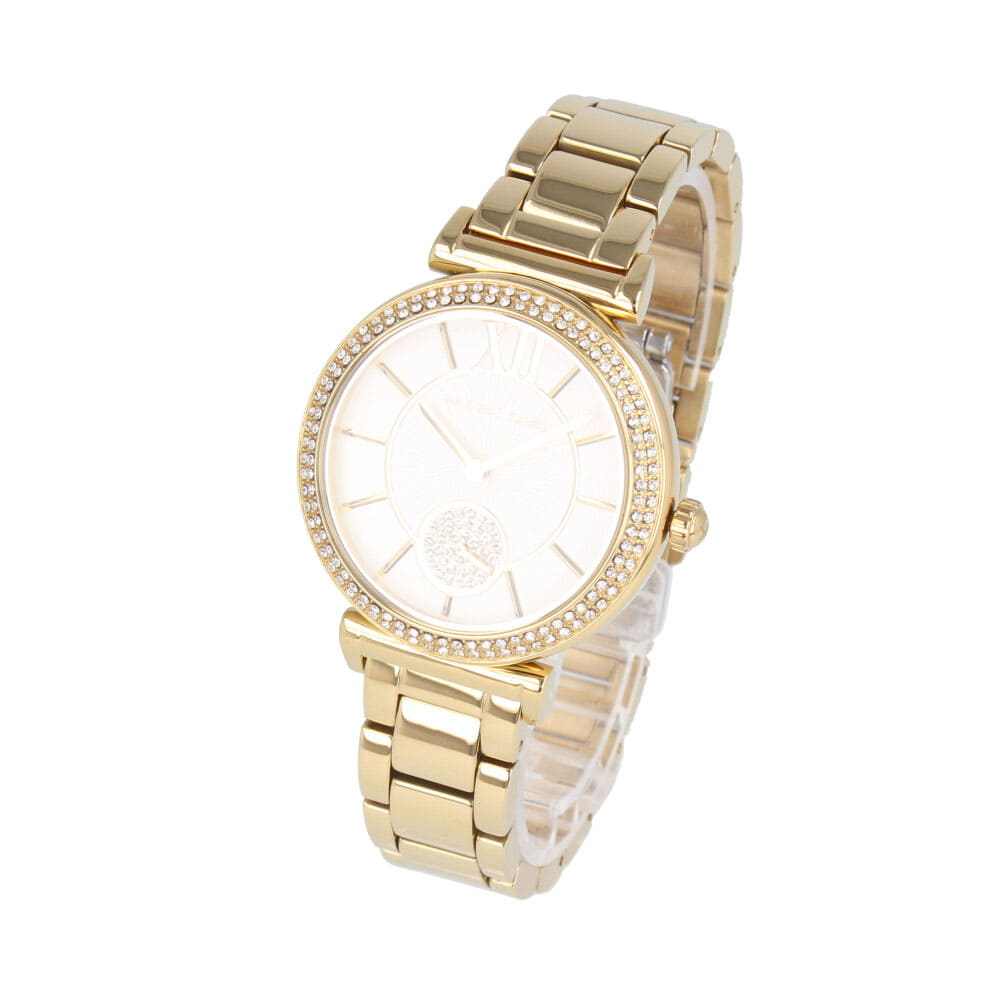[New]MICHAEL KORS Michael Kors clock Ladies quartz analog two stitches ...