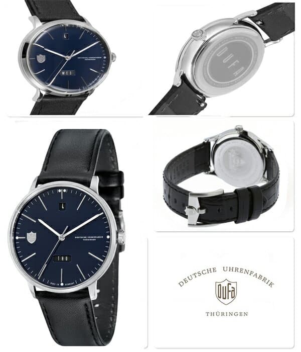 [New]DUFA duffavaimaru GMT 38mm clock mens Ladies DF-9018-03 - BE ...