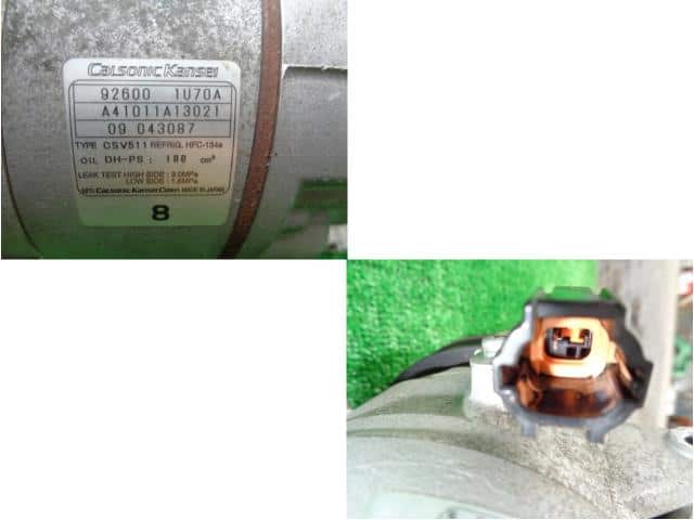 [Used]A/C Compressor NISSAN Bluebird Sylphy 2009 DBA-G11 926001U70A ...