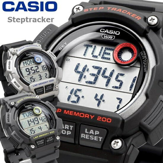 [New]CASIO Casio clock Steptracker Step Tracker mens Ladies 3 color ...