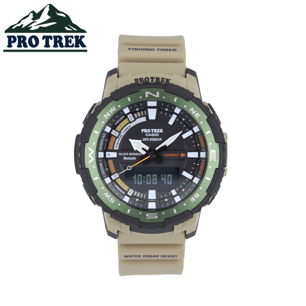 [New]CASIO Casio PROTREK ANGLER LINE PRO TREK angler line clock mens ...