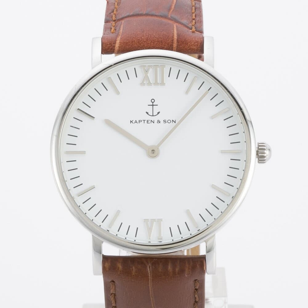 [New]KAPTEN&SON CAMPINA 36mm kurokoreza L giftwrapping - BE FORWARD Store