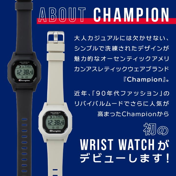 [New]CITIZEN champion Electric wave solar mens Ladies digital square ...