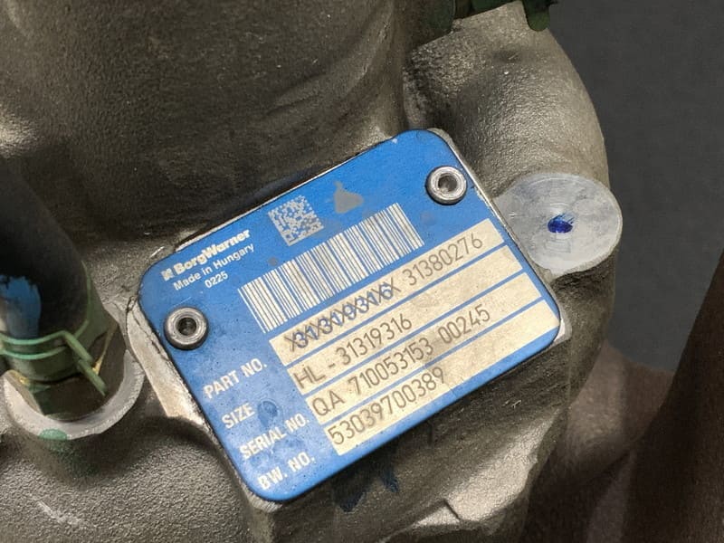 [Used]With VL033 MB V40 T5 R design B5204T Genuine turbine/turbo ...