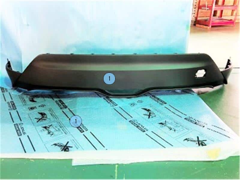 [Used]Rear Bumper Face TOYOTA C-HR 2020 3BA-NGX10 5245310010 - BE ...