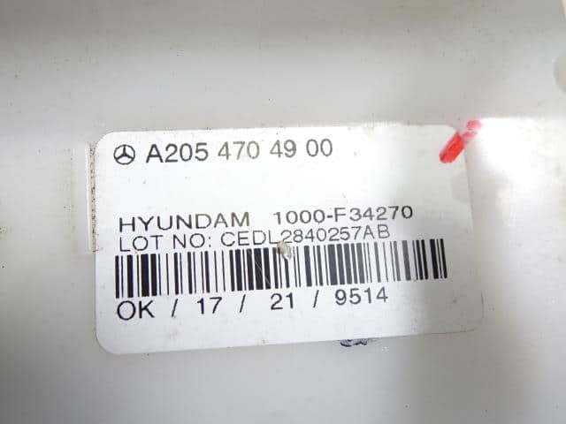 [Used]Fuel Pump MERCEDES-BENZ Benz c class 2017 RBA-205242 A2054704900 ...