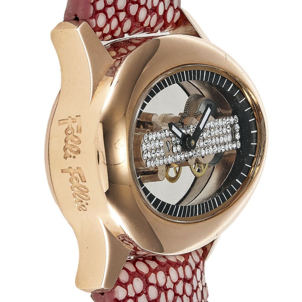 [New]forifori Folli Follie PURITY Ladies clock rolling by hand brown WF1B016SSK-RE - BE FORWARD ...